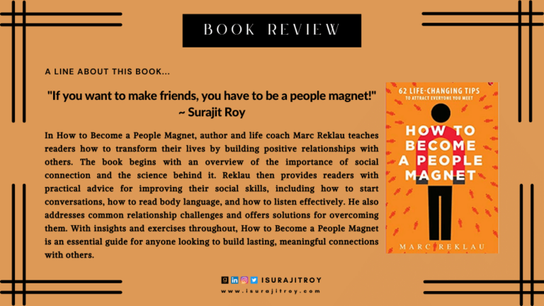 Book Review : How to Become a People Magnet – Surajit Roy