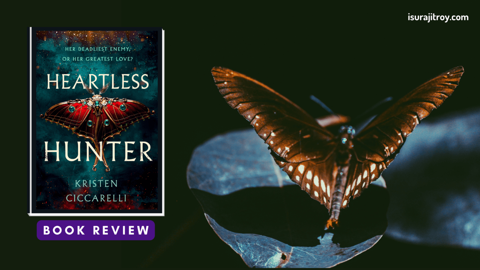 Book Review: Heartless Hunter by Kristen Ciccarelli! – Surajit Roy