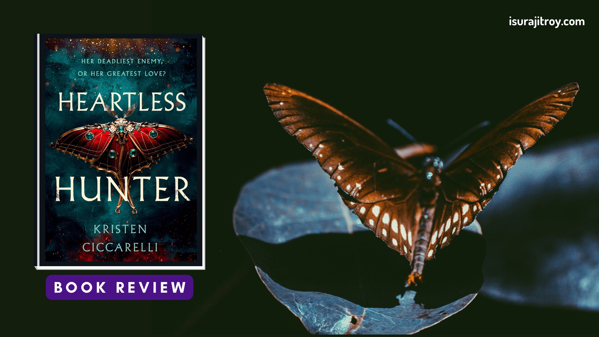 Book Review: Heartless Hunter by Kristen Ciccarelli! – Surajit Roy