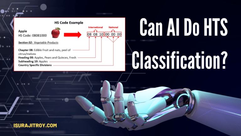 Can AI Do HTS Classification? – Surajit Roy
